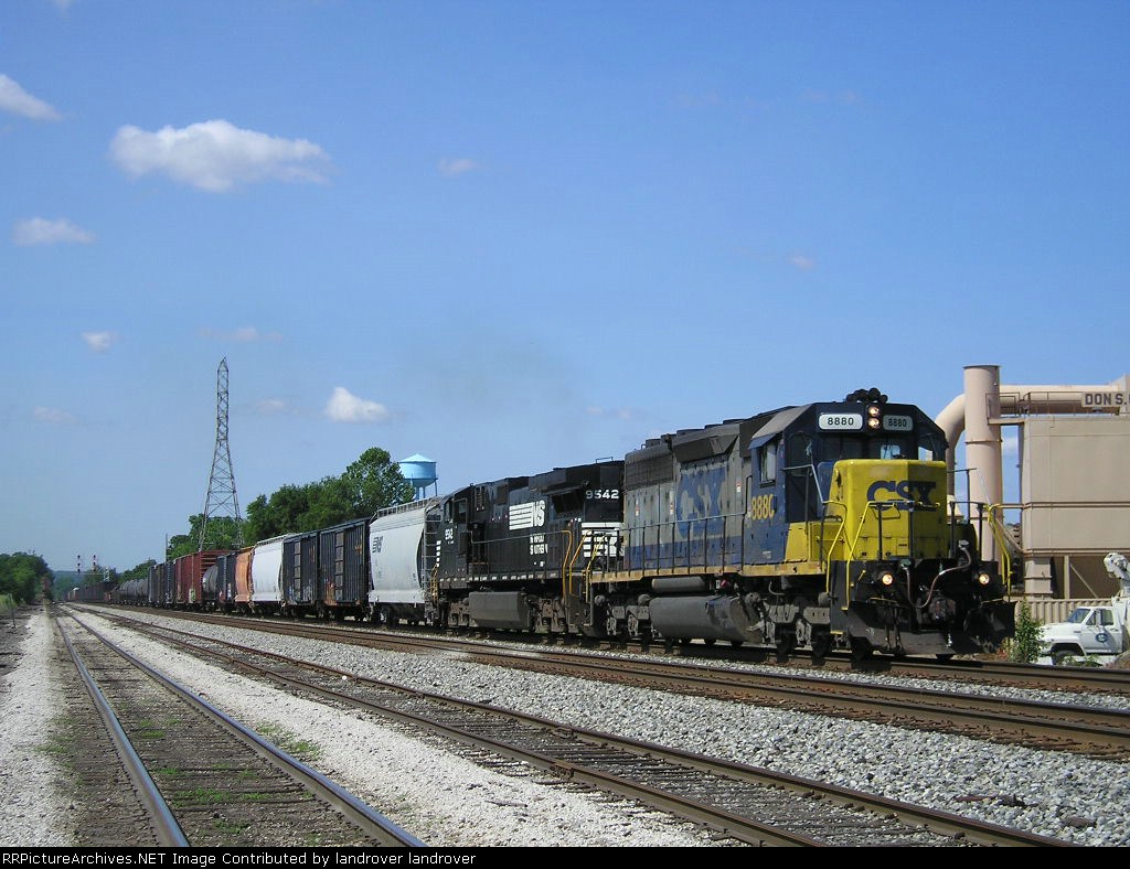 Ex Con CSXT 8880 On CSX Q 340 Northbound